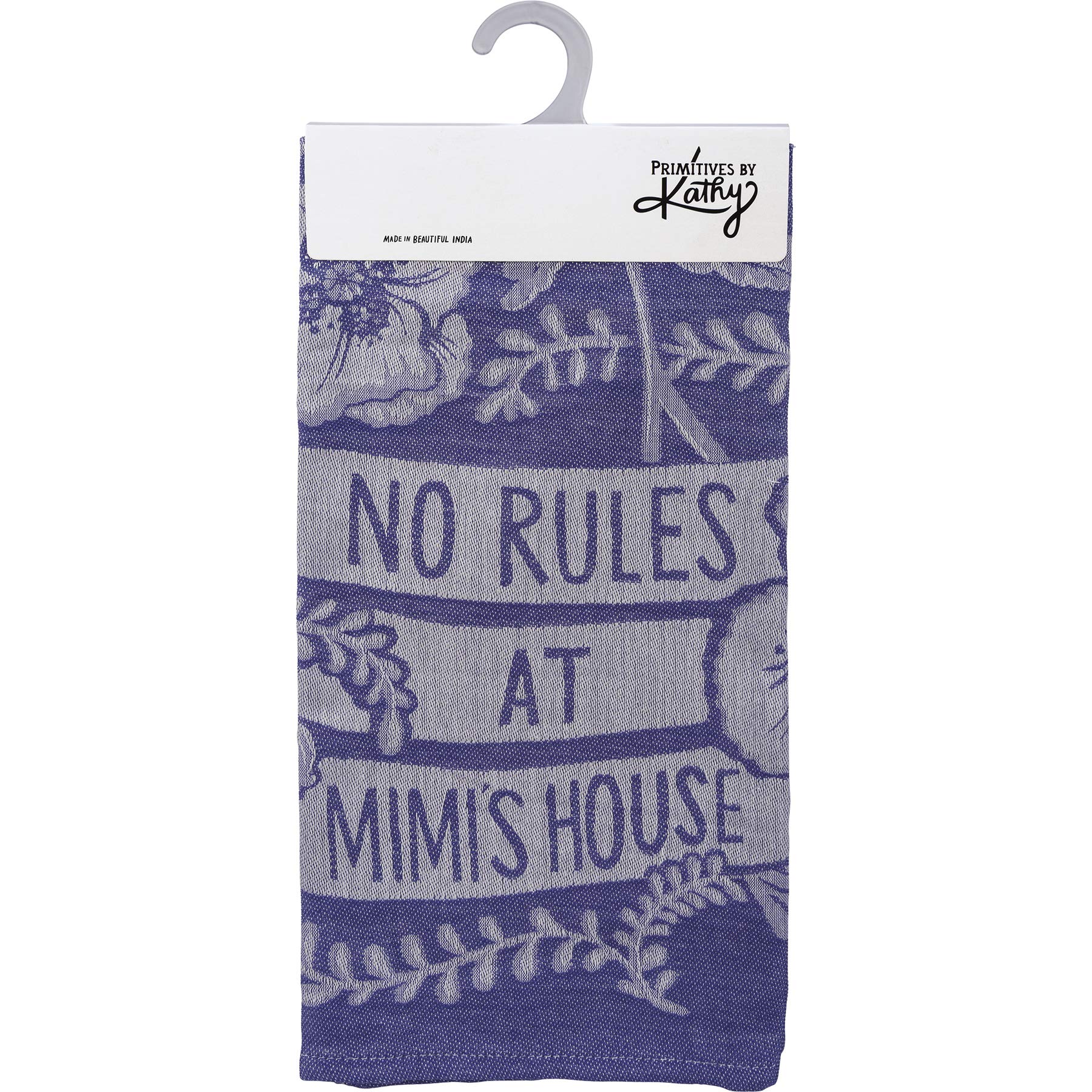 Primitives by Kathy 109592 Mimi is The Name Dish Towel, 28-Inch Height, Cotton