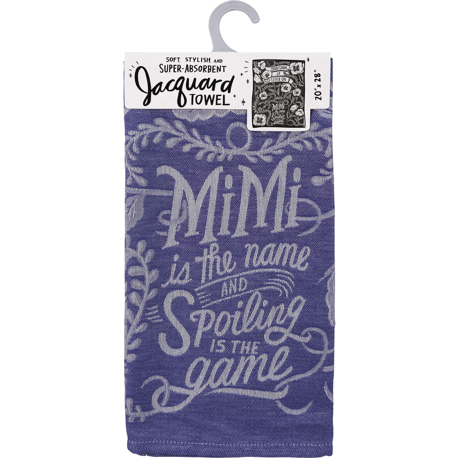 Primitives by Kathy 109592 Mimi is The Name Dish Towel, 28-Inch Height, Cotton