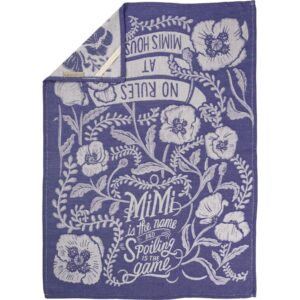 Primitives by Kathy 109592 Mimi is The Name Dish Towel, 28-Inch Height, Cotton