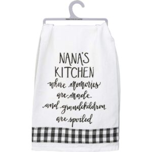 kitchen towel - nana's kitchen memories are made