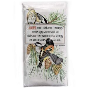 mary lake-thompson hope birds cotton flour sack dish towel