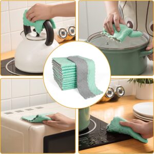 CYH of Dish Towels for Kitchen,Super Absorbent Kitchen Towels,Coral Fleece Cleaning Rags,Machine Washable