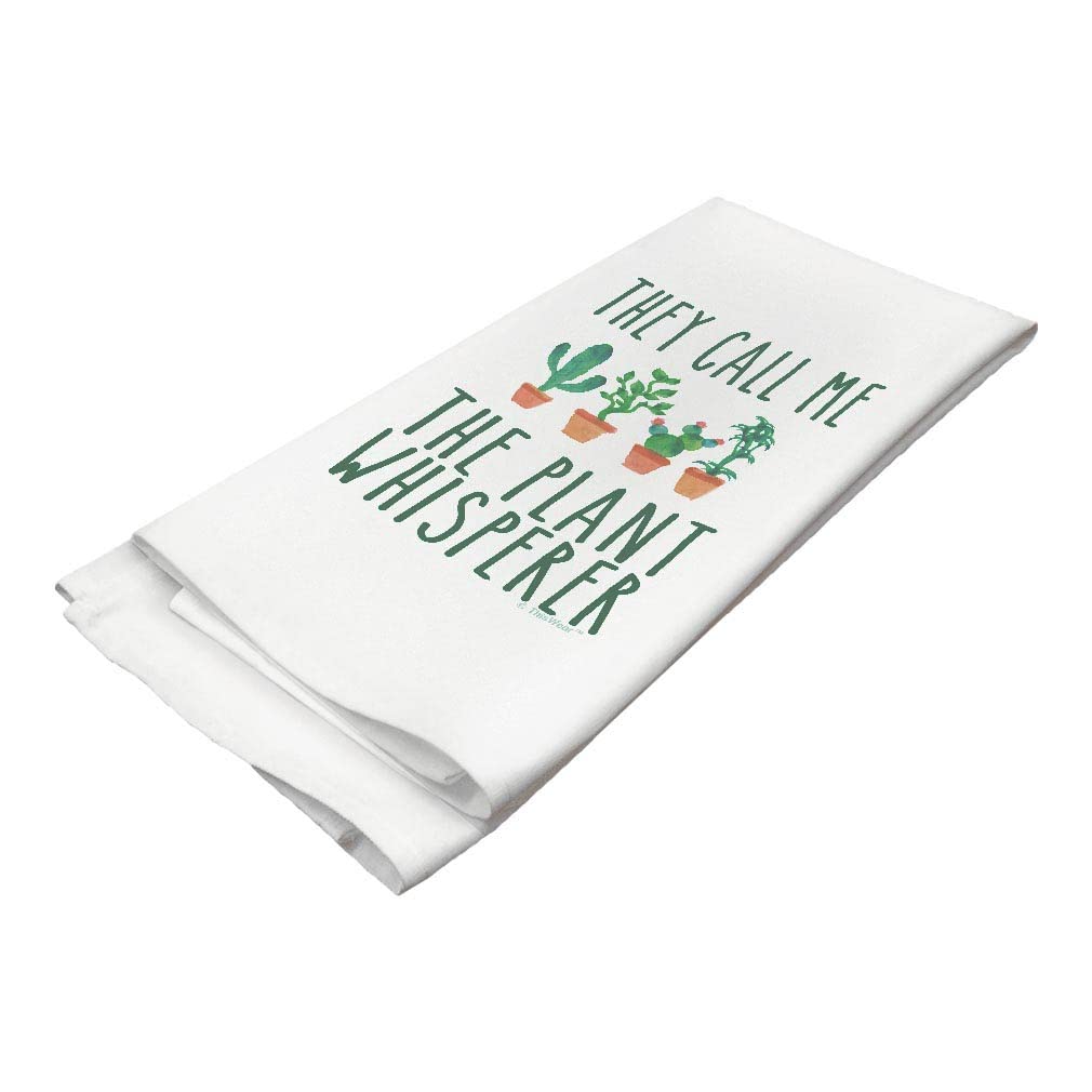 Funny Gardening Gifts They Call Me The Plant Whisperer Plant Gifts Cacti Decor Kitchen Dish Towel