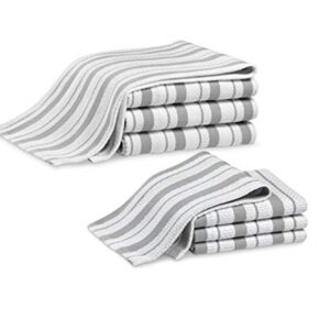 Williams Sonoma Drizzle Grey Dish Towels and Dish Cloths