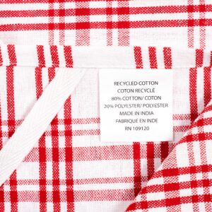 KAF Home Pantry Holiday Naughty Nice Kitchen Dish Towel Set of 4, Cotton Rich, 18 x 28-inch