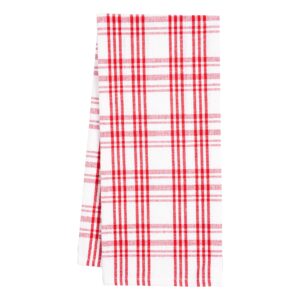 KAF Home Pantry Holiday Naughty Nice Kitchen Dish Towel Set of 4, Cotton Rich, 18 x 28-inch