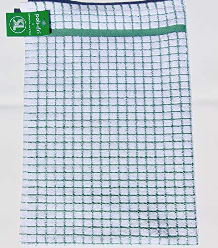 poli-dri Kitchen Tea Towels by Samuel Lamont and Sons (Green, 3 Pack)