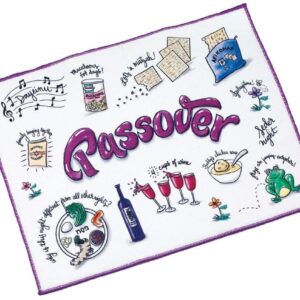 Rite Lite Potpourri Drying Mat Passover Gift - Stylish & Elegant Jewish Holiday Party Decor Pesach Haggadah Matzah Hostess Kitchen Table Decorations Cooking Kitchen Accessories