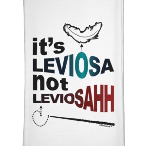 TOOLOUD It's Leviosa not LeviosAHH Flour Sack Dish Towel