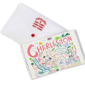 Catstudio Charleston Dish & Hand Towel | Great for Kitchen, Bar, & Bathroom