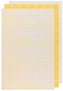 now designs lemon tic tac toe dishtowels set of 3 kitchen towel, 3 each