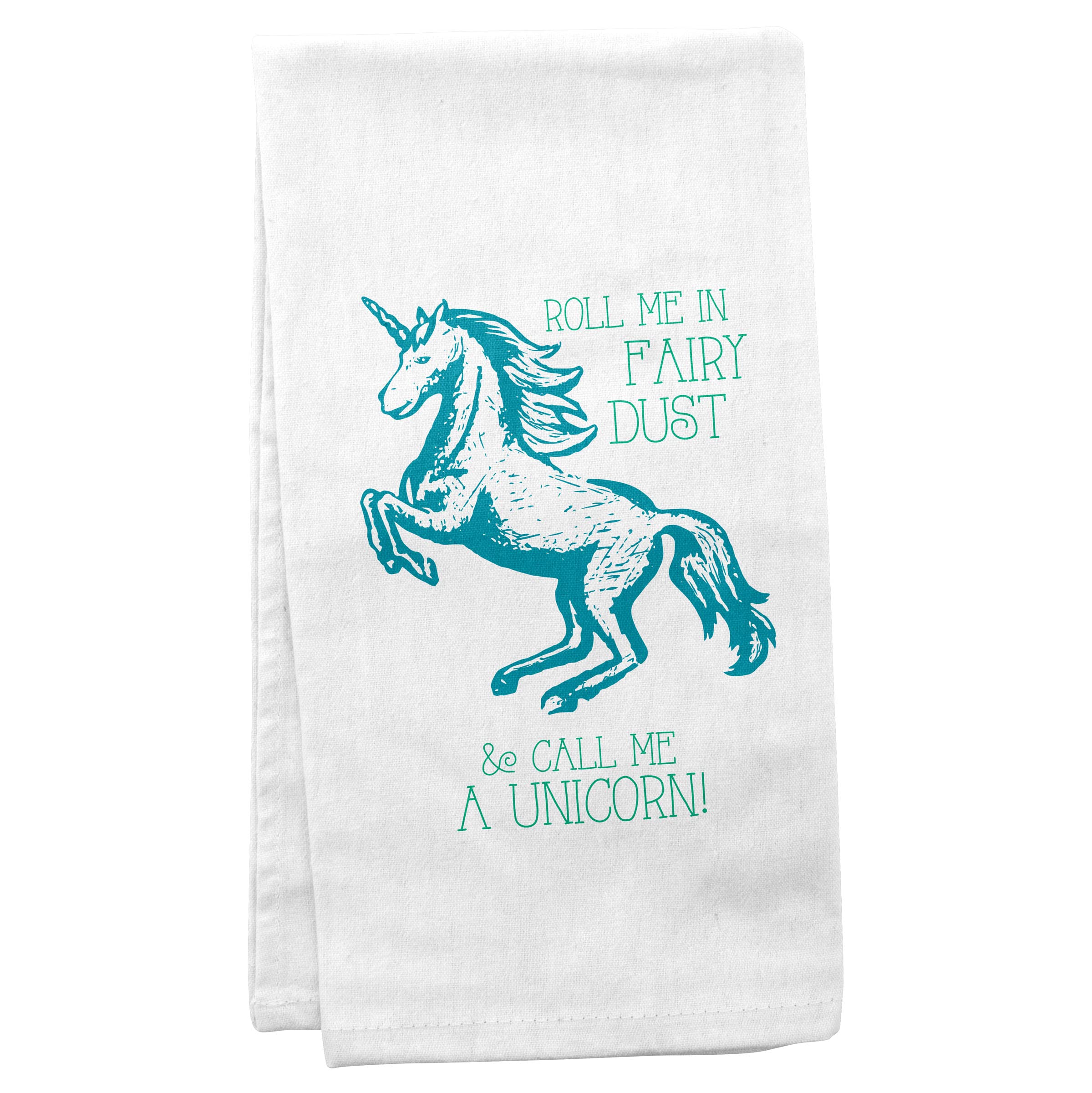 Wit Gifts Tea Towel, Unicorn