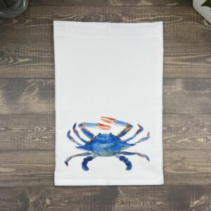 Blue Crab Kitchen Towel, by the Artist