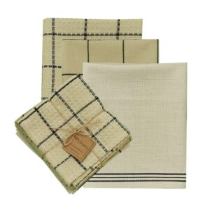 park designs five farm 3 dishtowel & 1 dishcloth set