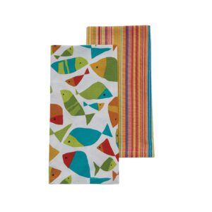 split p fabulous fish dishtowels set of 2