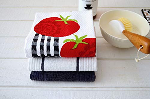 T-Fal Textiles Cotton Dish Towl, Charcoal