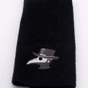 Embroidered Plague Doctor Hand Towel - Plush and Absorbent