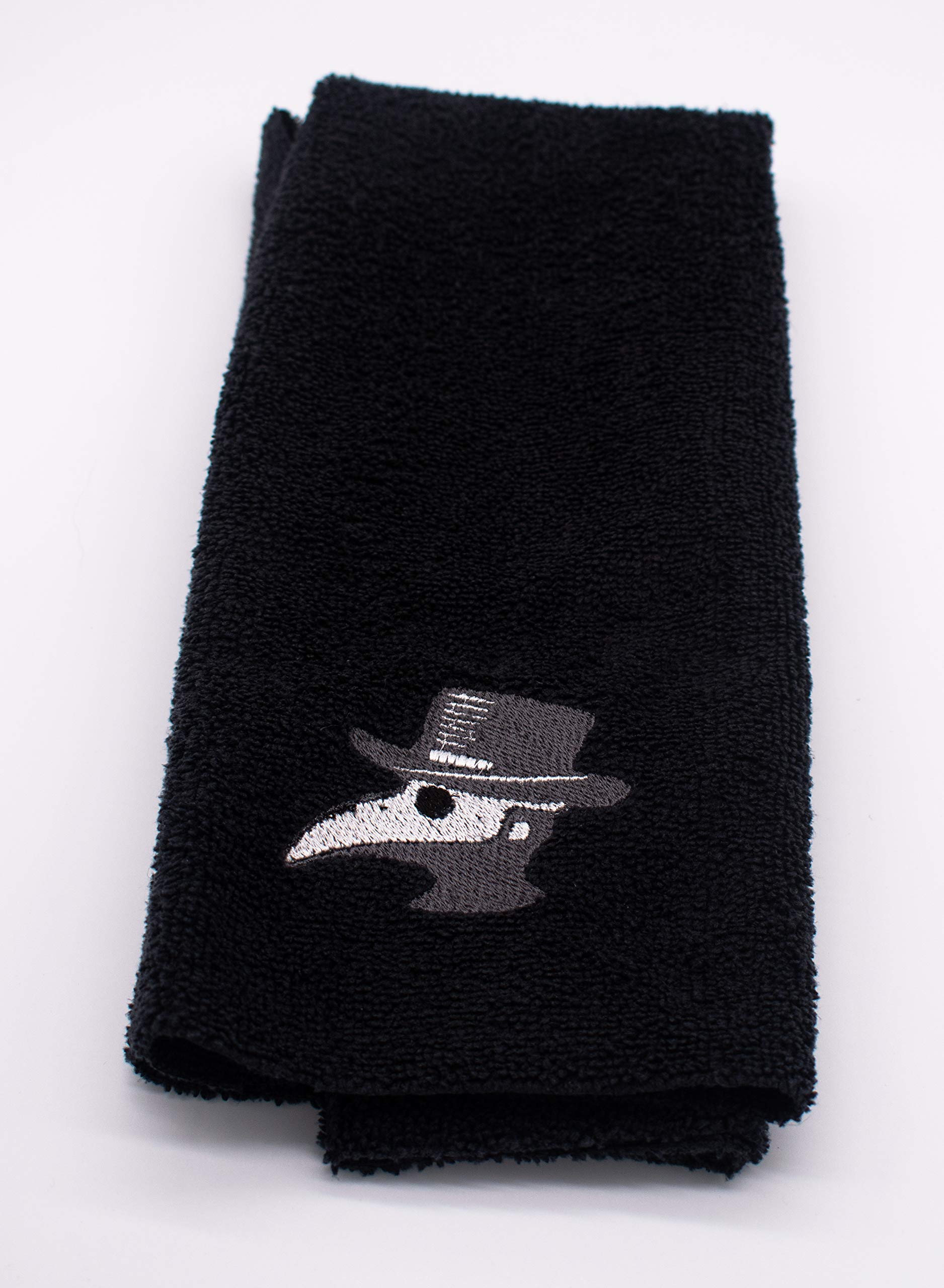 Embroidered Plague Doctor Hand Towel - Plush and Absorbent