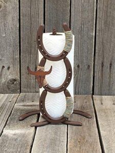 horseshoe paper towel holder