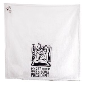 Primitives by Kathy LOL Dish Towel, 28 x 28, Cat