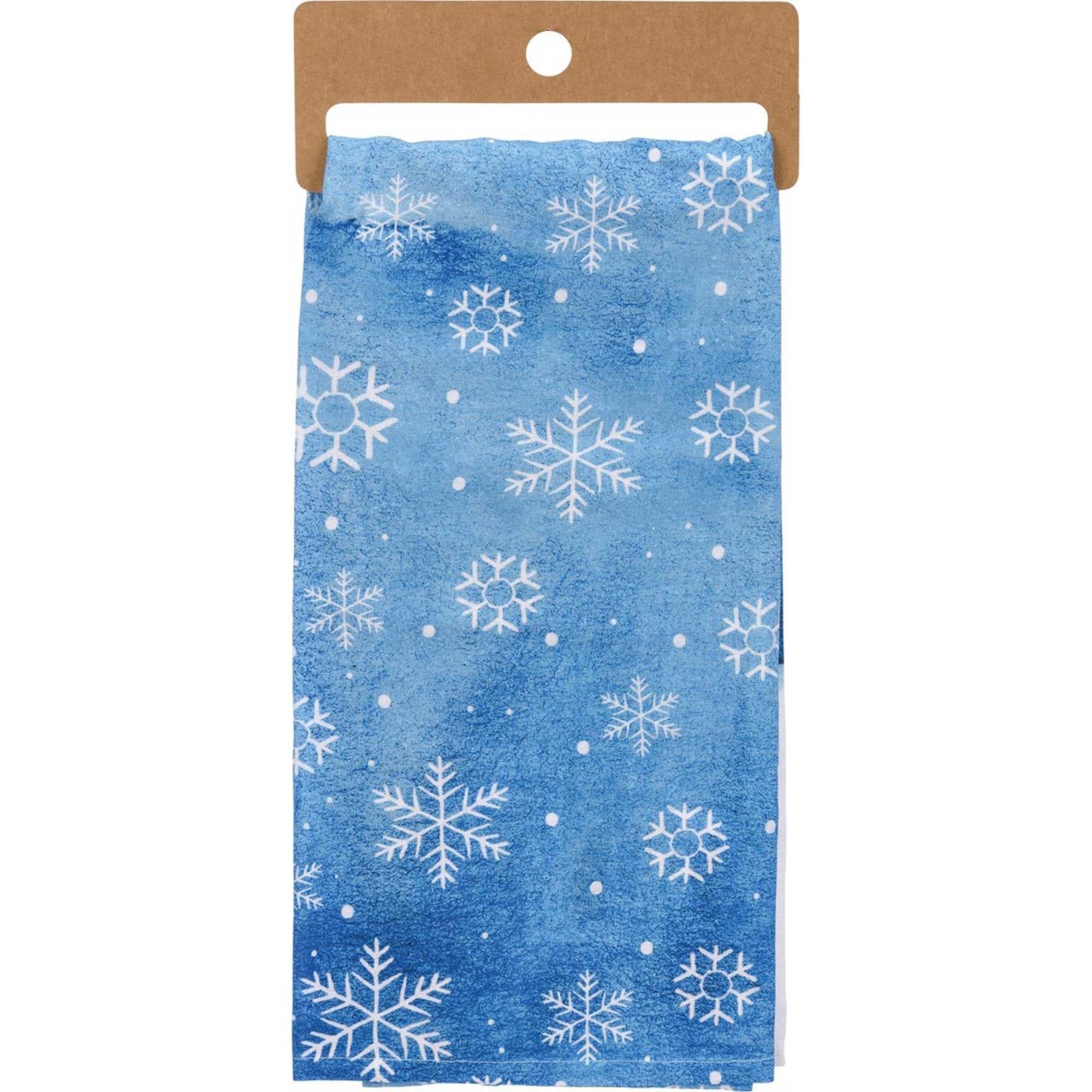 Primitives by Kathy 111045 Kitchen Dish Towel - Winter Wonderland, 20 x 28-inch