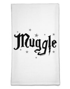 tooloud muggle flour sack dish towel