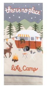 kay dee designs camp dual purpose terry towel, multi