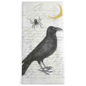 mary lake-thompson montgomery street raven and spider cotton flour sack dish towel