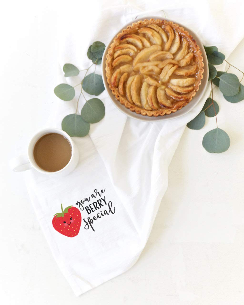 The Cotton & Canvas Co. You are Berry Special Soft and Absorbent Kitchen Tea Towel, Flour Sack Towel and Dish Cloth