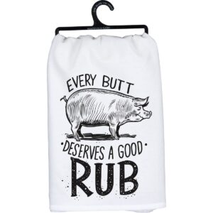 primitives by kathy every butt deserves a good rub decorative kitchen towel