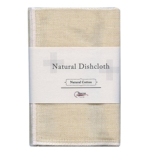 Nawrap Natural Cotton Dishcloth - Durable and Absorbent