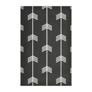 arrows print kitchen dish towels soft tea towel set of 6 absorbent dishcloths hand towels for drying dish cloths 28" x 18"