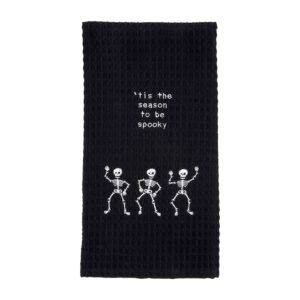 mud pie waffle towel, tis season 25.00" x 16.00"