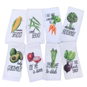 vegetable funny kitchen towel gift for women (let the beet drop)