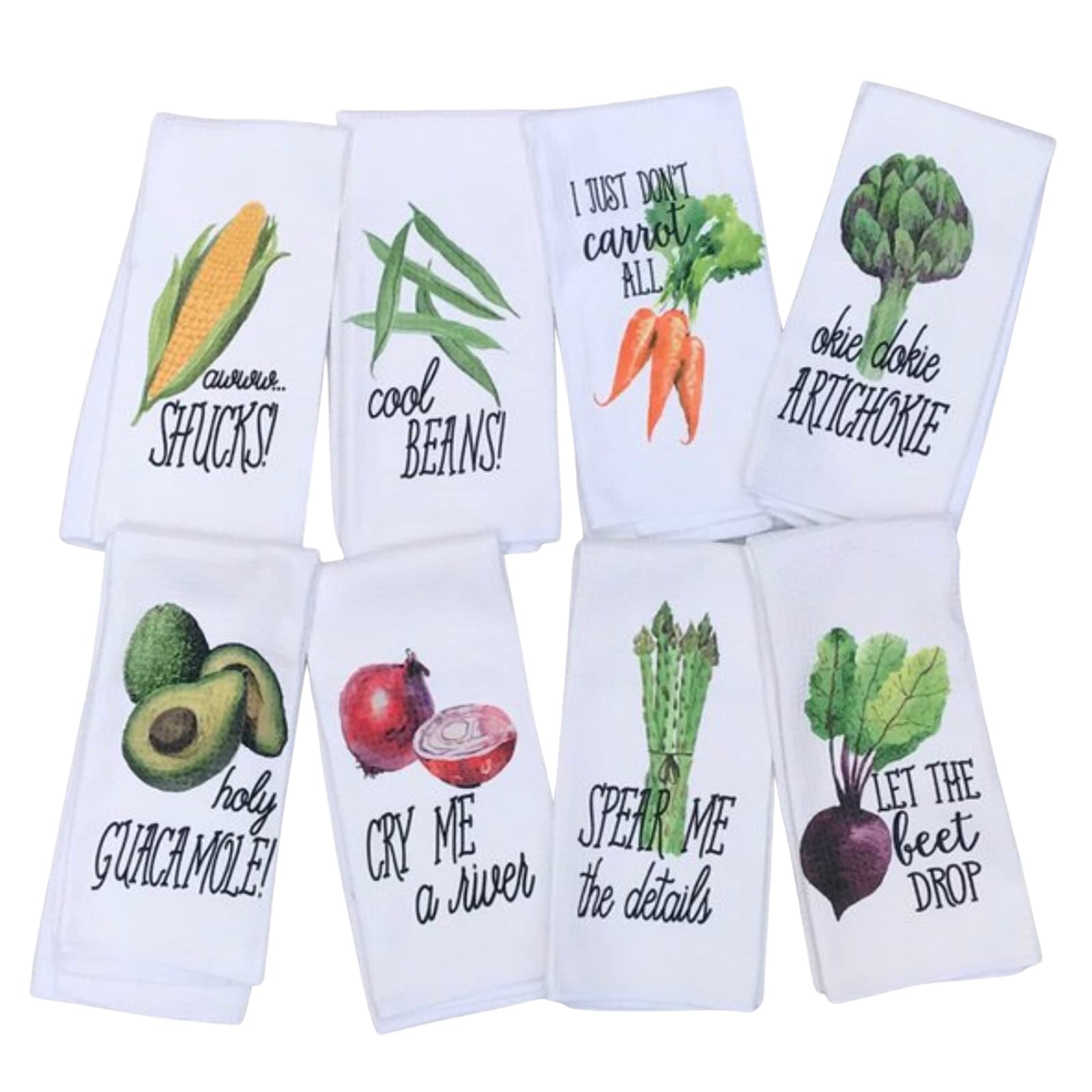 Vegetable Funny Kitchen Towel Gift for Women (Let the Beet Drop)