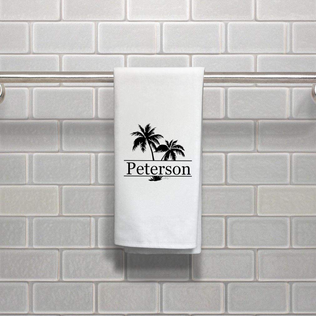 Custom Name Gifts Your Text Beach House Kitchen Decor 2 Pack Personalized Decorative Tea Towels