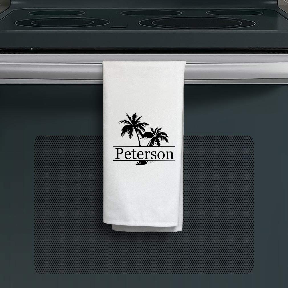 Custom Name Gifts Your Text Beach House Kitchen Decor 2 Pack Personalized Decorative Tea Towels