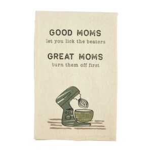 Mud Pie Funny Mom Towel, Good, 8" x 13"