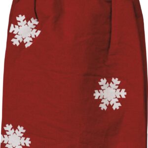 PBK Primitives by Kathy 2 Piece Bundle Red Christmas Kitchen Towels, Merry Christmas and Let It Snow