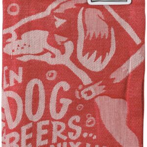 Primitives by Kathy Jacquard Dish Towel - in Dog Beers I've Only Had One