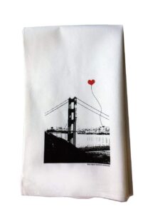 san francisco golden gate bridge floursack tea towel