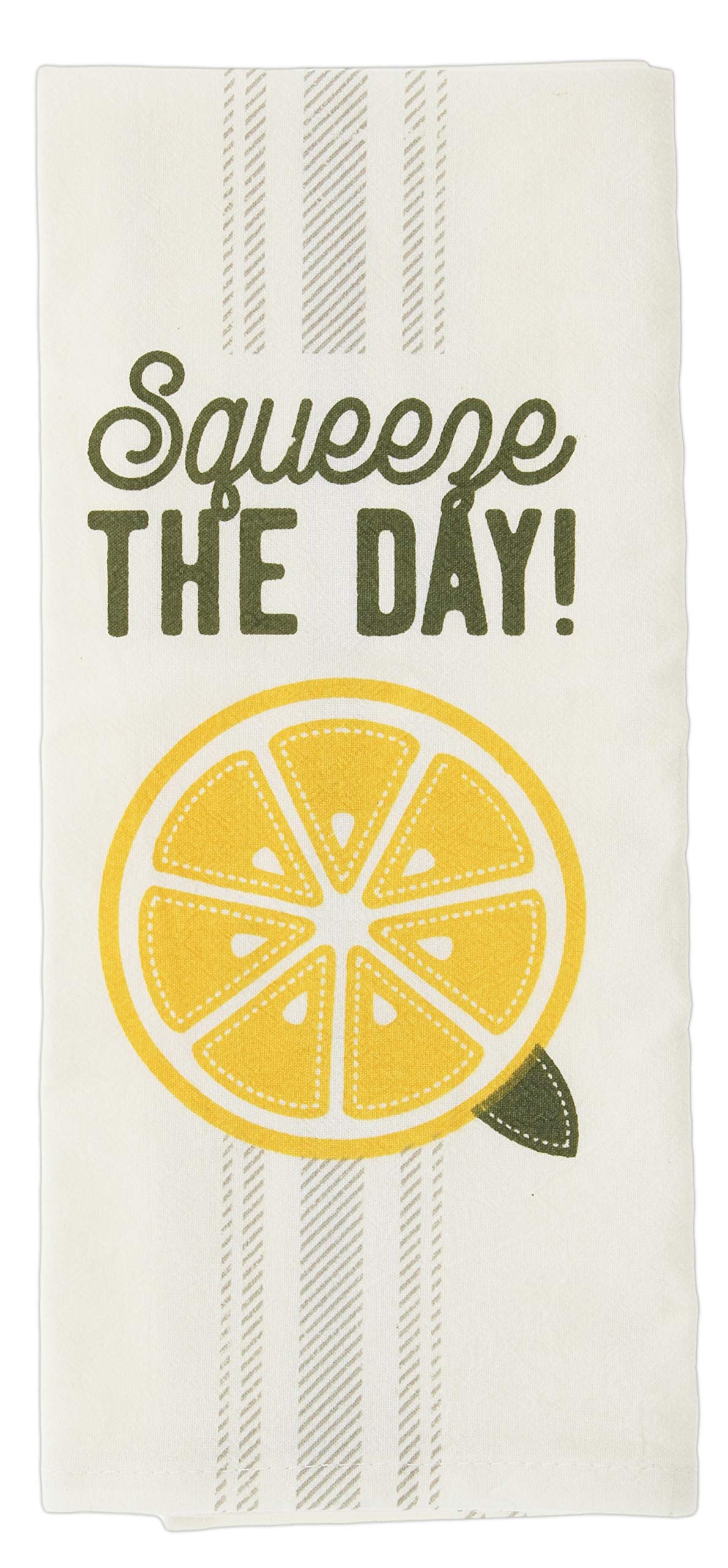 Adams Manufacturing 'Squeeze The Day' Lemon Tea Towel