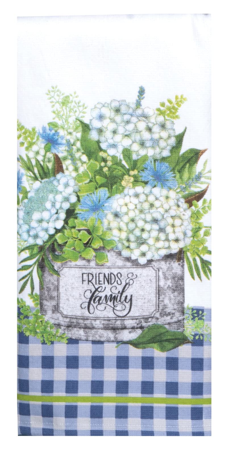 Love Grows Here Farmhouse Collection Terry Kitchen Towel, Friends & Family