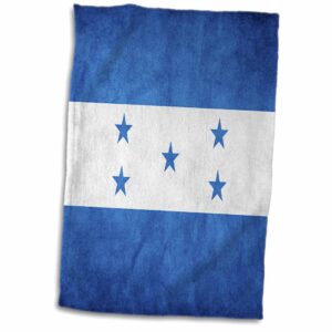 3d rose honduras flag twl_28250_1 towel, 15" x 22"