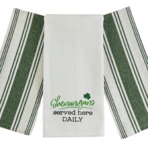 St. Patrick's Day Kitchen Towels: Fun Irish Shenanigans with Plaid Clover All Over Towels (Clover Shenanigans)