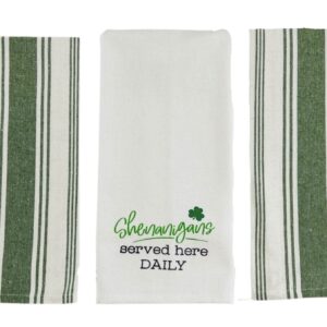 St. Patrick's Day Kitchen Towels: Fun Irish Shenanigans with Plaid Clover All Over Towels (Clover Shenanigans)