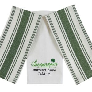 St. Patrick's Day Kitchen Towels: Fun Irish Shenanigans with Plaid Clover All Over Towels (Clover Shenanigans)