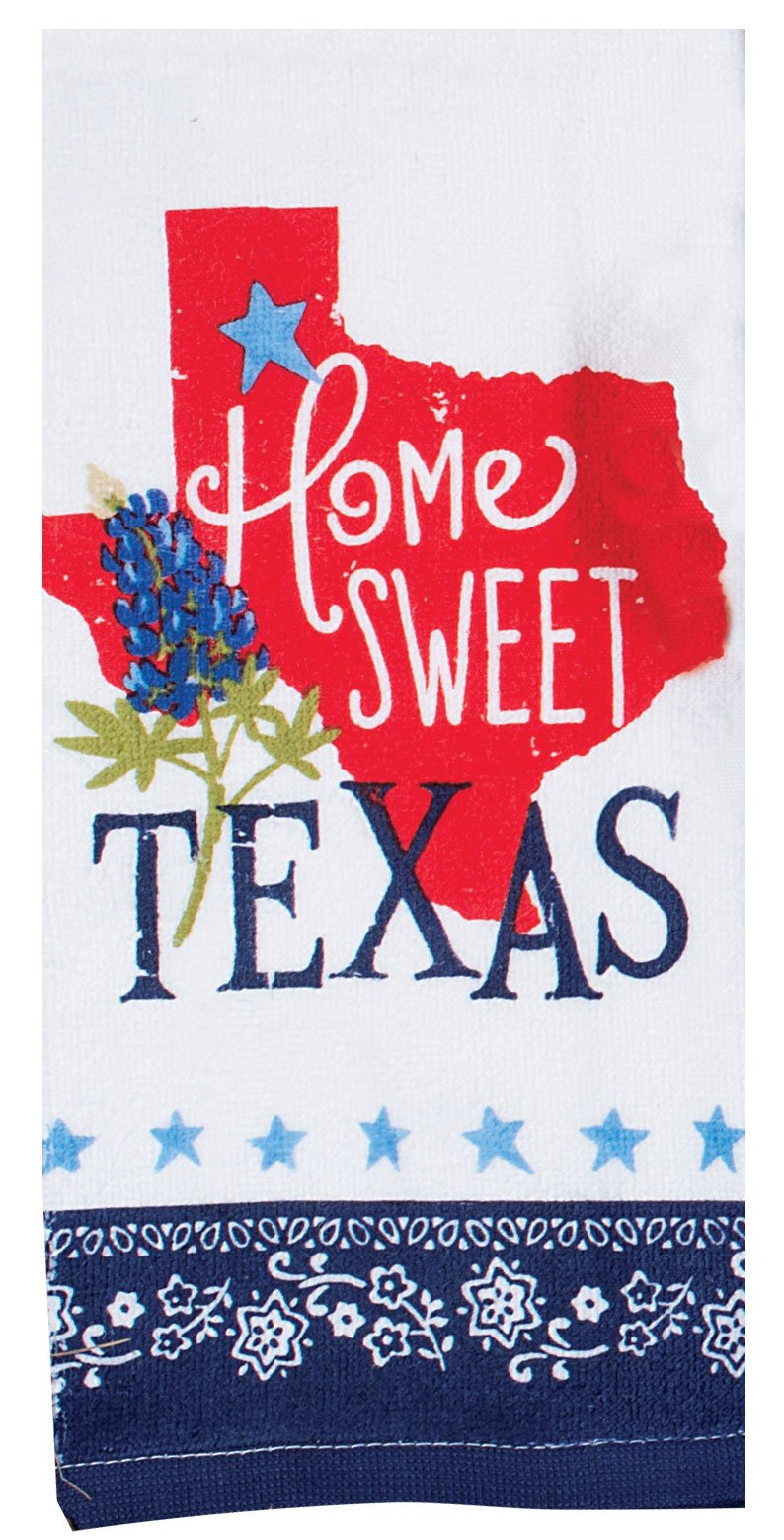 Kay Dee Designs R3760 Home Sweet Texas Terry Towel