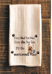 yorkie kitchen towel