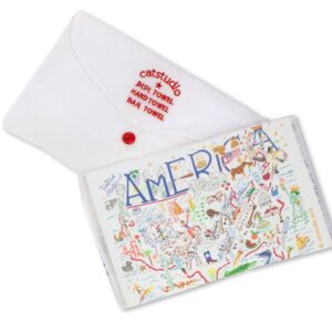 Catstudio America Dish & Hand Towel | Great for Kitchen, Bar, & Bathroom